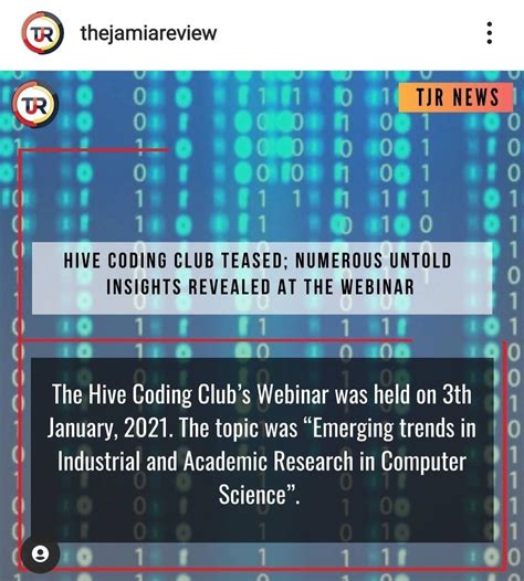 Hive Coding Club On Linkedin Check Out The News Regarding The Webinar