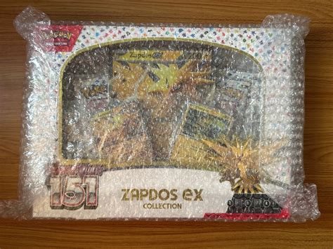 Pokemon Zapdos EX Box Hobbies Toys Toys Games On Carousell