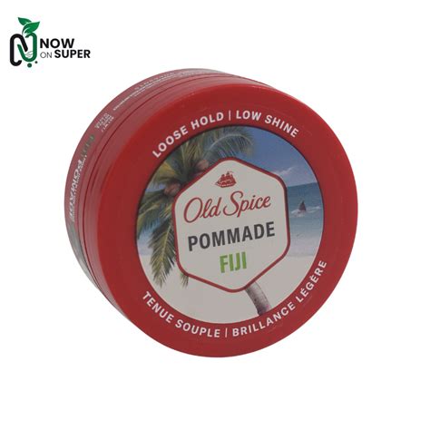 Old Spice Hair Styling Fiji Pomade For Men Flexible Hold Low Shine