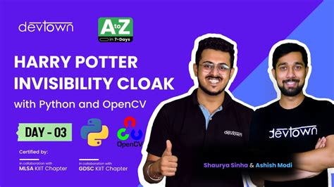 Live Day 03 Harry Potter Invisibility Cloak With Python And Opencv
