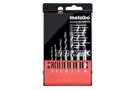 Набор универсальных сверл Metabo 7 предметов - Купить Набор ...
