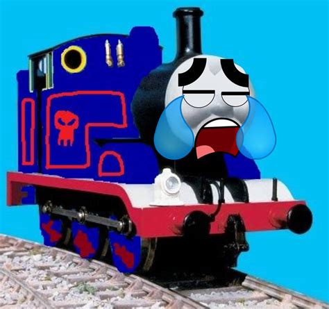 Evil Thomas The Tank Engine Crying By Nicolascruz On Deviantart