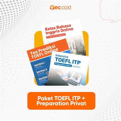 Paket Toefl Itp Preparation Privat Yureka Education Center