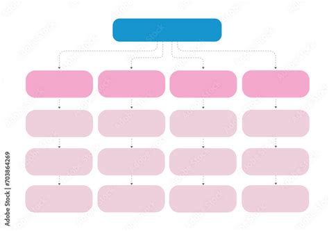 Infographic Flowchart Workflow Diagram Organization Chart Vector