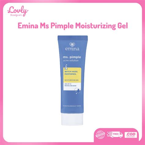 Jual Emina Ms Pimple Acne Solution Moisturizing Gel 20 Ml Pelembab Wajah Solusi Atasi Jerawat