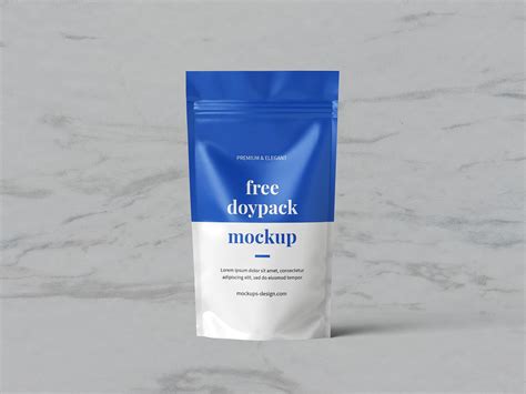 Doypack Standing Pouch Mockup Free Psd Templates