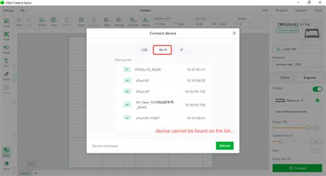 Troubleshoot Device Not Found Xtool