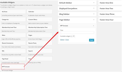 how to add a weather forecast widget to your wordpress site