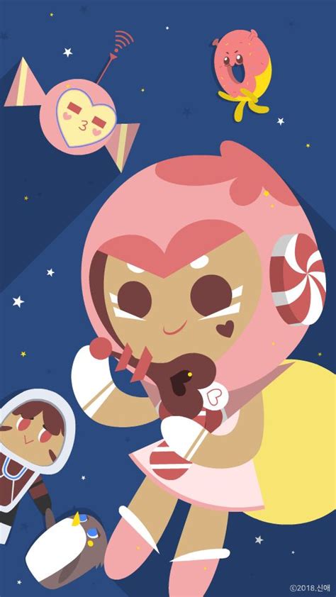 Pink Choco Cookie By Hwangsinae Cookie Run Choco Interesting Cookies