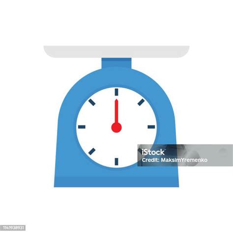 흰색 배경에 고립 된 그릇 주방 규모 음식에 대한 스톡 벡터 아트 및 기타 이미지 음식 저울 규모 Istock