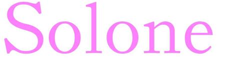 Solone | Name for Girls | UK Baby Names