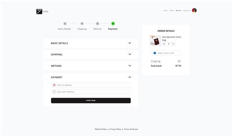 Order Processing Design For A E Commerce Site Behance