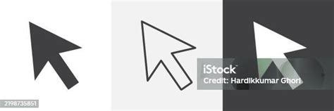 Cursor Vector Icons Collection Graphic Designs For Ui Designs Stock Illustration Download