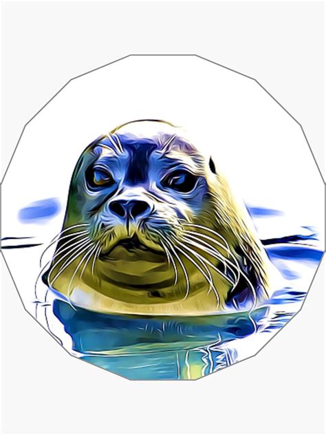 Seal Face Otters Sea Otter Sticker For Sale By Interesting4You