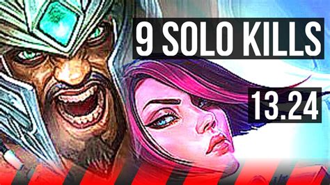 Tryndamere Vs Fiora Top 9 Solo Kills 1426 600 Games Godlike