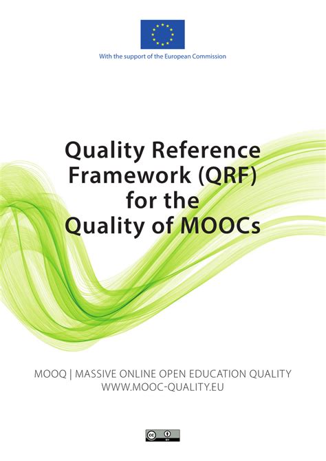 Pdf Quality Reference Framework Qrf For The Quality Of Moocs