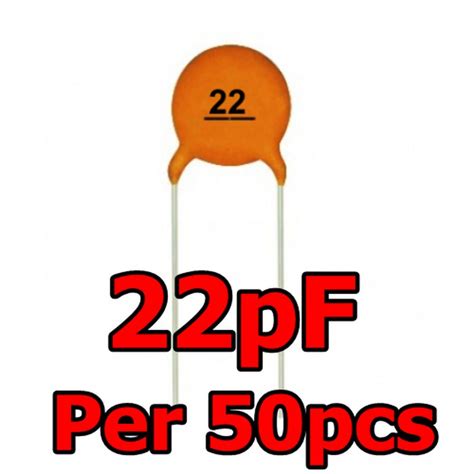 Jual Per 50pcs 22pf 50v Kapasitor Ceramic Multilayer Capacitor Keramik