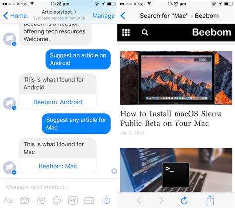 how to develop facebook messenger bot guide beebom