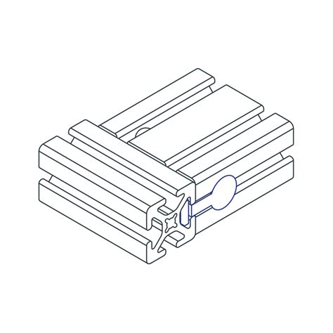 Buy 40 Series Zinc M8 Long Double Anchor Assembly Modular1
