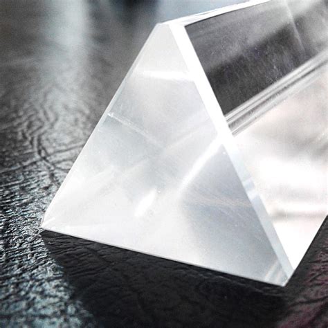 Optical Glass Triangular Prism For Physics Teachin Vicedeal