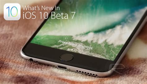 IOS 10 Beta 7 Public Beta 6 Feature Changes Here S What Is New Redmond Pie