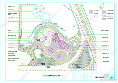 某小区儿童活动场地园林景观详图施工图下载【id1126796597】知末案例馆