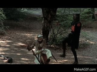Monty Python And The Holy Grail Black Knight Gif Monty Python Monty