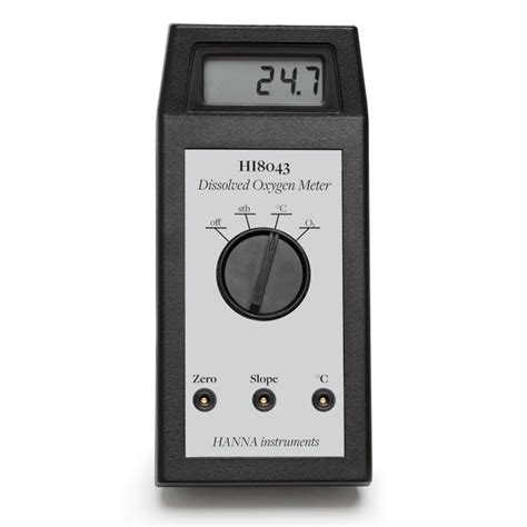 Portable Dissolved Oxygen Meter HI8043 Hanna Instruments Canada