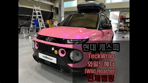 현대 캐스퍼 택랩 핑크카멜레온 와일드헤더 튜닝 Youtube