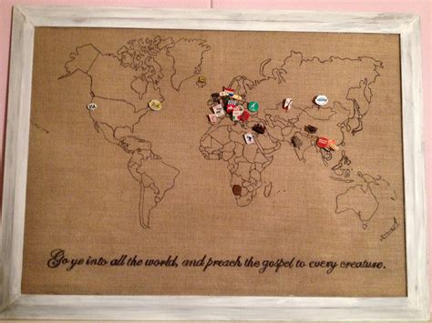 Diy Push Pin Map Frame Foamboard Map Print Artofit