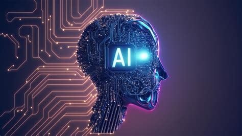 Futuro Rob De Intelig Ncia Artificial E Fundo Do Sistema De Rede
