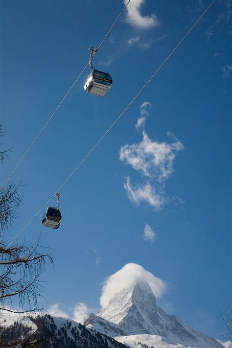 Matterhorn Express Cable Car In Zermatt License Image 10237484