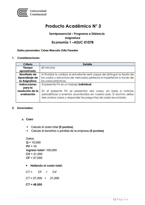 Producto académico N3 Producto Académico N 3 Semipresencial