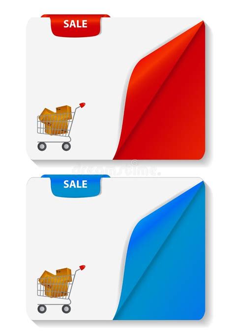De Banner Van De Verkoop Met Plaats Voor Uw Tekst Vector Illustratie
