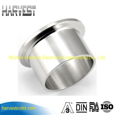 Kf Kf Kf Kf Kf Kf SS Butt Weld Stub Flanges Short Nipple Fitting For Vacuum