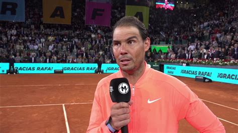 Rafael Nadal Says Heartfelt Farewell To Madrid Crowd It Was Another