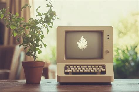 Retro Computer Screen Interface Windows Frames Premium Ai Generated Image
