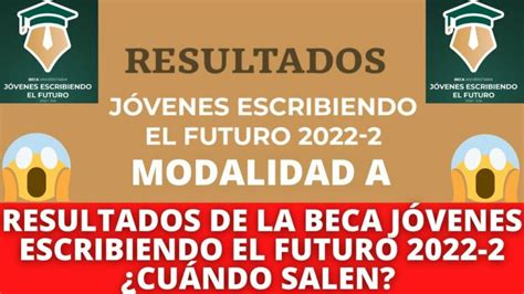 Beca Jovenes Construyendo El Futuro Resultados Actualizado Junio 2025