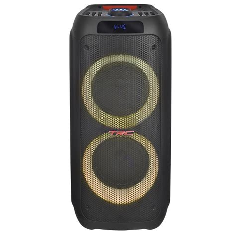 Caixa De Som Amplificada 1000W RMS Bluetooth Radio FM E Microfone