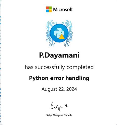 Dayamani Pappuru On Linkedin Python Errorhandling Microsoft