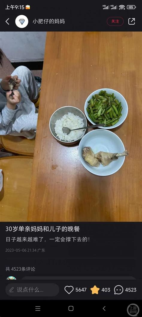單親媽媽分享簡樸晚餐遭遇“炫富”，有人曬“豪華大餐”被罵到刪評 新浪香港