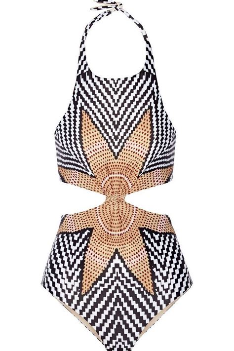 Swimsuits Swimwear Bikinis Mara Hoffman Monokini Kawaii Cut Out