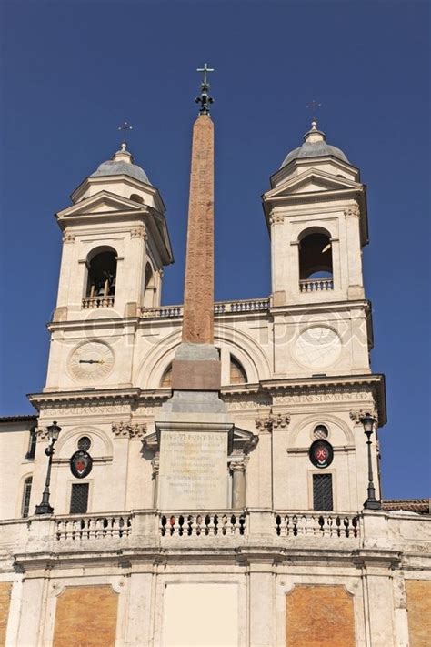 Famous Trinita Dei Monti Renaissance Stock Image Colourbox