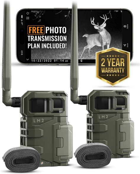 Spypoint Lm2 Twin Pack Cellular Trail Camera 20mp Photos Infrared Game Night