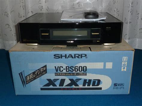 Yahooオークション Sharp S Vhsビデオデッキ Vc Bs600 本体美品 シ