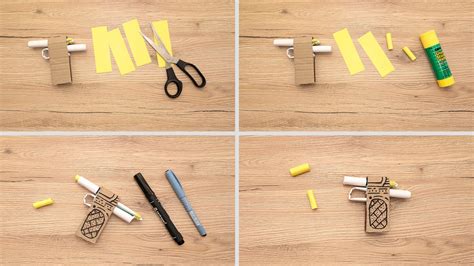Diy Paper Gun Shooting Instructions With Video And Photos