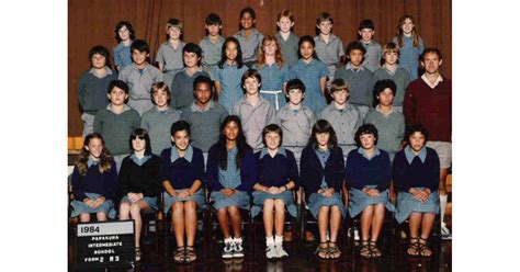 School Photo 1980s Papakura Intermediate School Auckland Mad