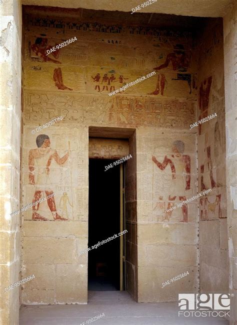Entrance To The Mastaba Of Khnumhotep And Niankhkhnum Known As The