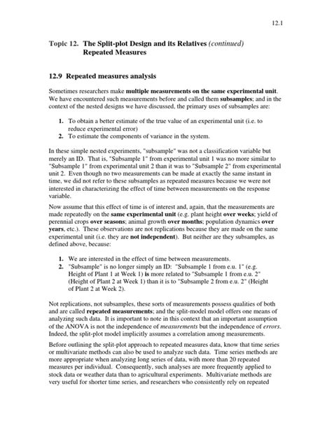 Split Split Plot Design Pdf Experiment Analysis Of Variance