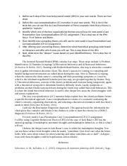 COUC 667 Discussion 3 Docx 1 Define Each Step Of The Inverted